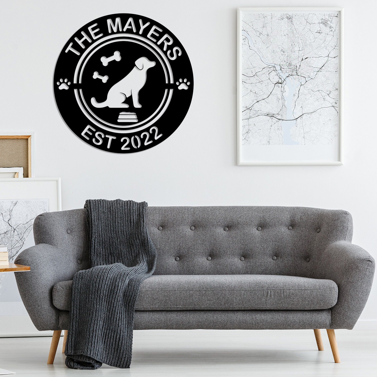 Metal Dog Wall Decor Custom Dog Metal Wall Art Personalized - Etsy