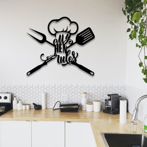 Personalized Sign for Kitchen,custom Kitchen Metal Sign, Kitchen Metal ...