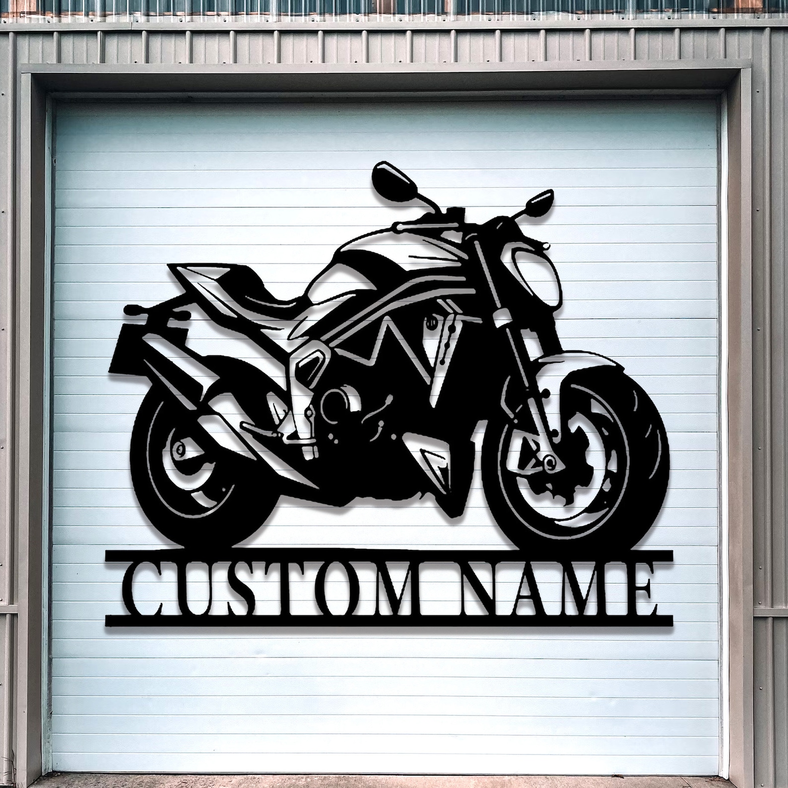 Custom Motorcycle Metal Sign, Motorcycle Wall Art, Motorcycle Metal ...