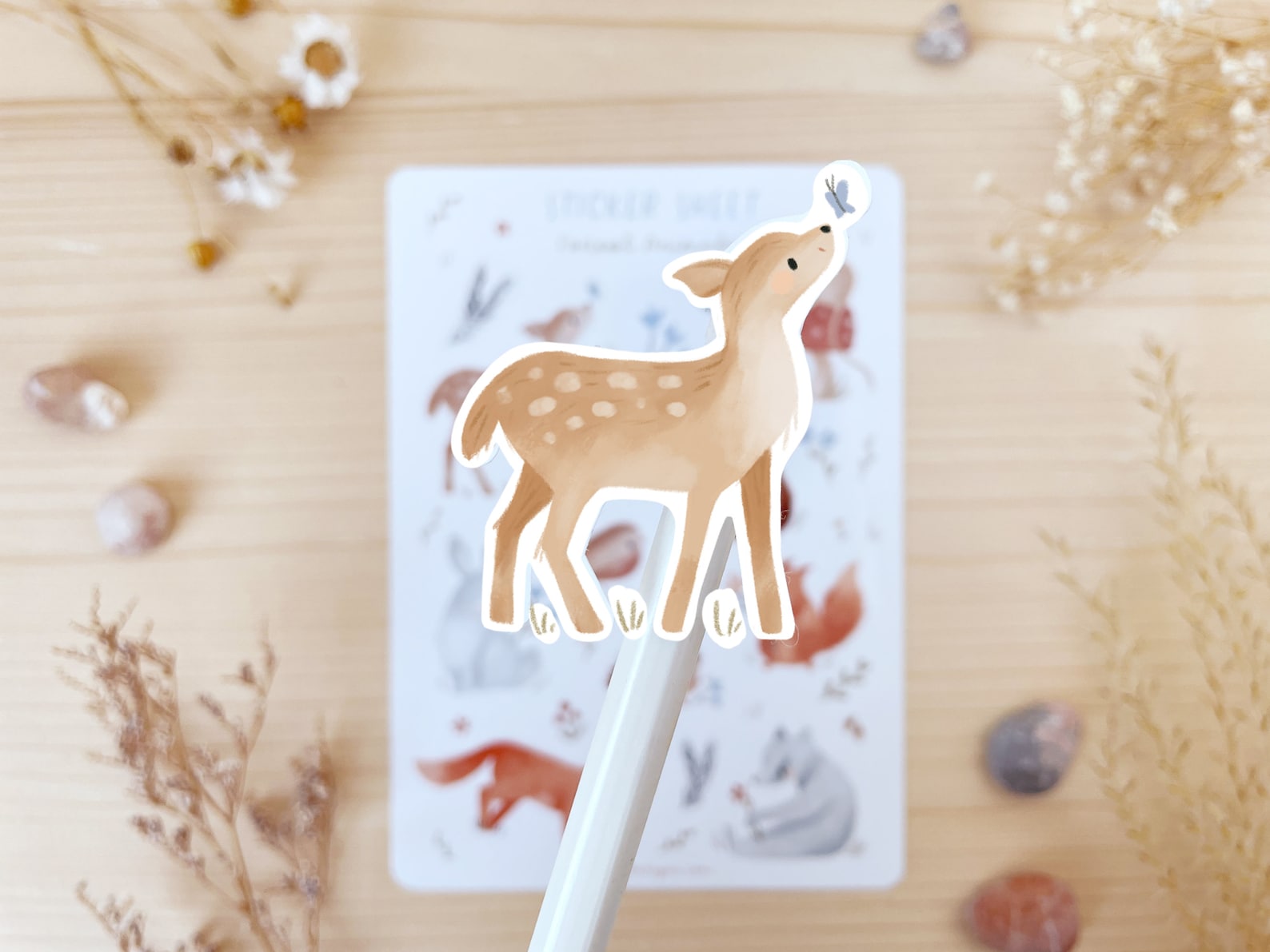 Sticker Sheet Woodland Animals Planner Stickers Sticker - Etsy