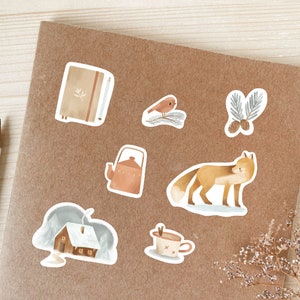 Sticker Sheet Cozy Winter | Planner Stickers | Cozy Winter Stickers ...
