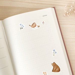 Sticker Sheet Woodland Animals | Planner Stickers | Sticker Children ...