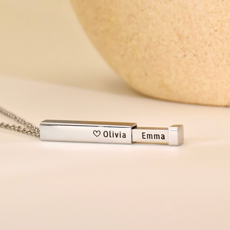 Message Necklace - Etsy