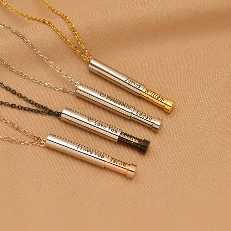 Secret Message Necklace - Etsy