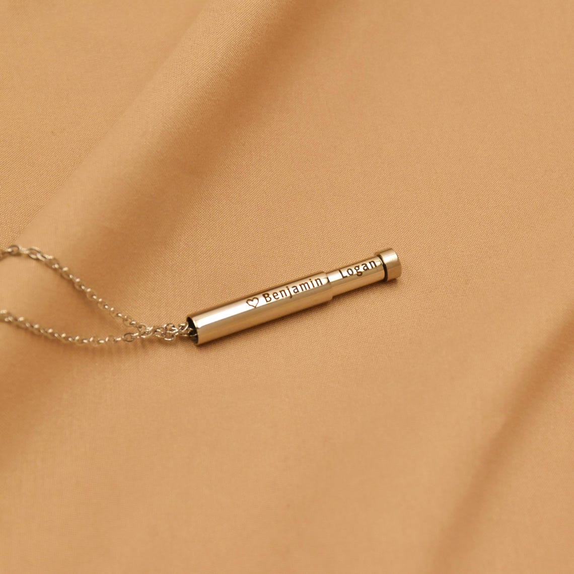 Personalized Hidden Message Necklace, Secret Message Necklace, Name Bar ...