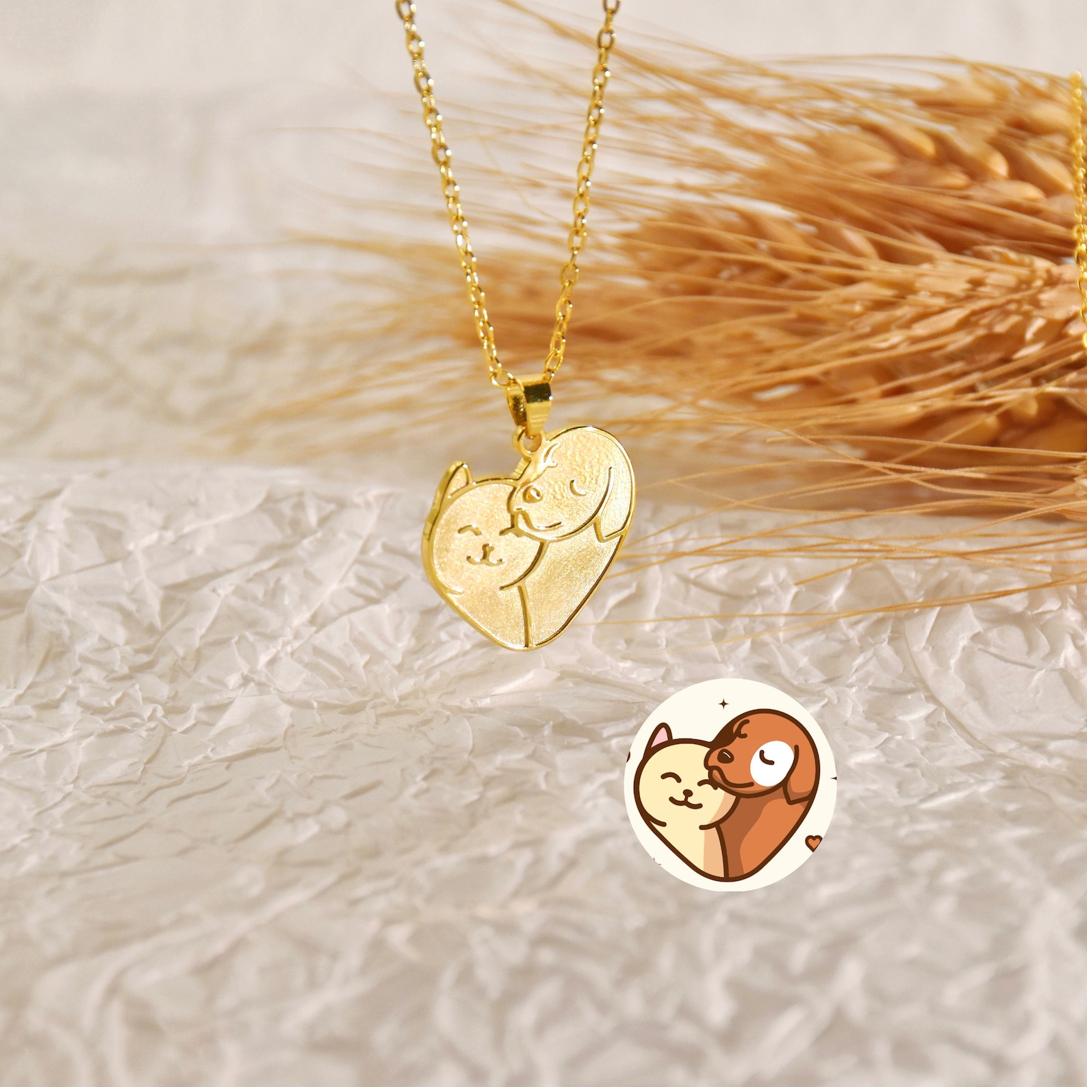 Company Logo Necklace, Cooperation Logo Necklace, Symbol Necklace Charm ...