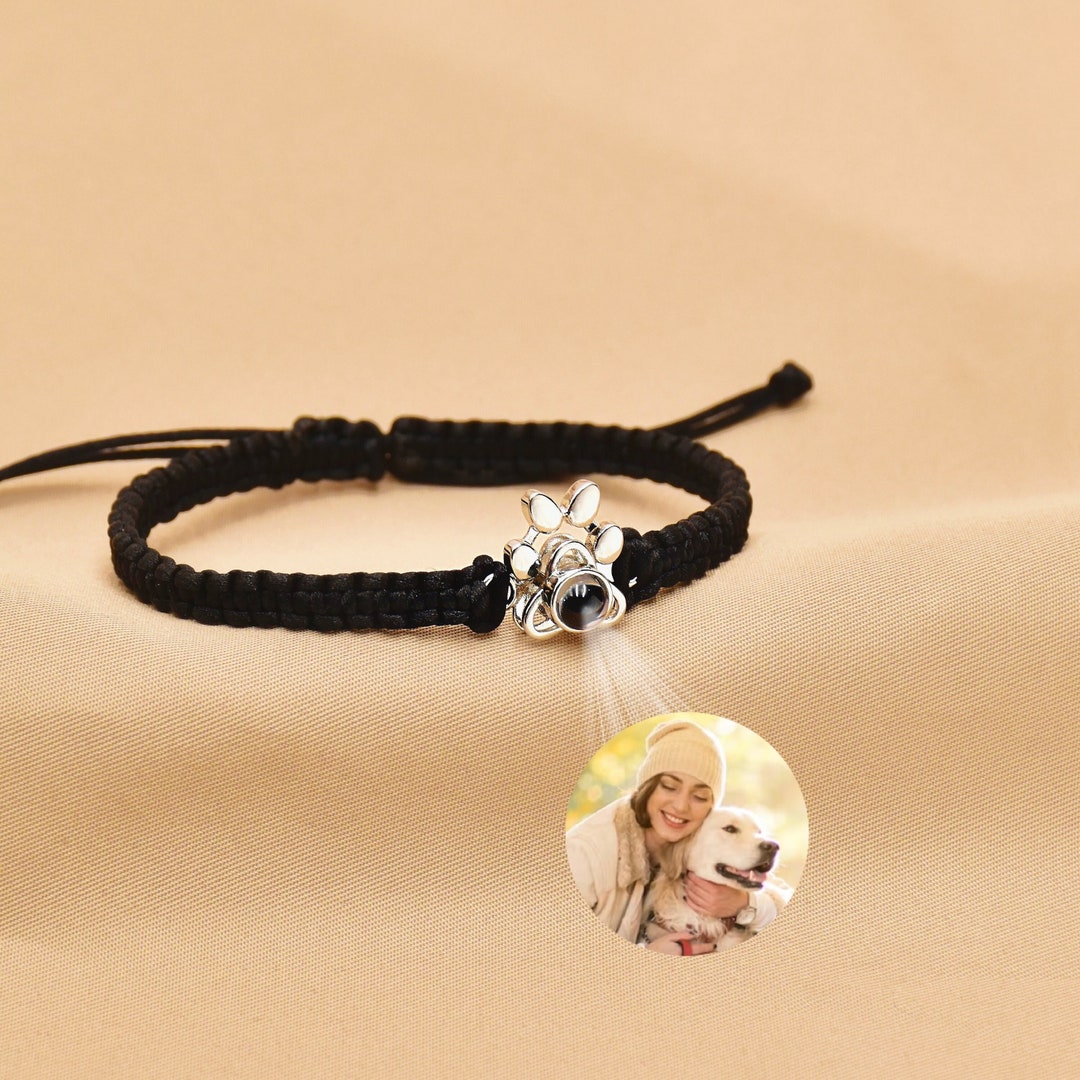 Pet Photo Bracelet, Projection Photo Bracelet, Gratitude Memorial ...