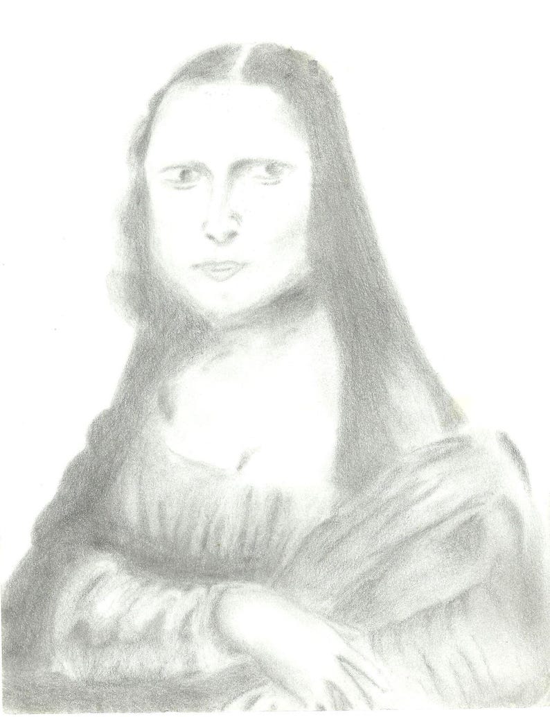 The Mona Lisa Smile - Etsy