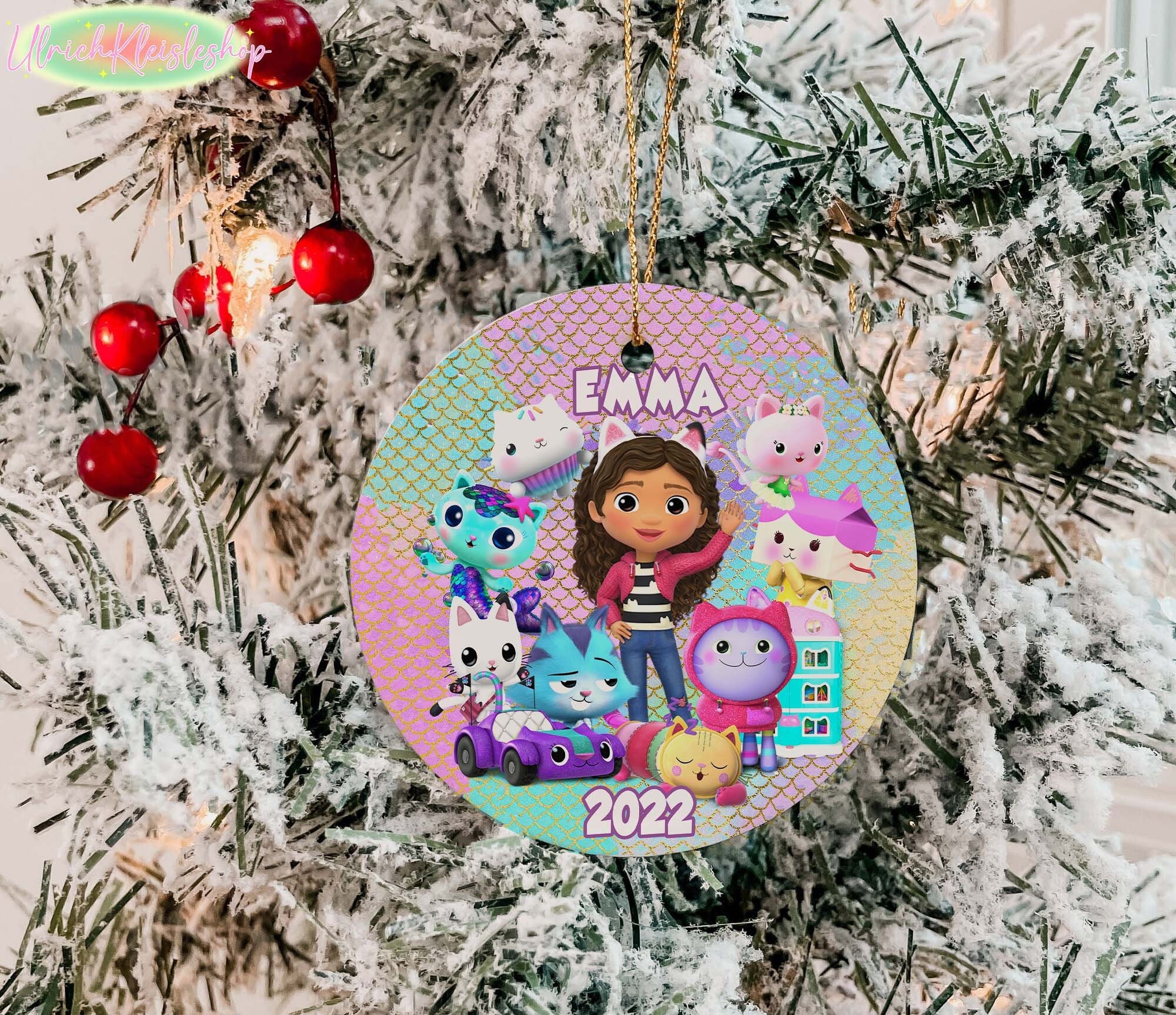 Personalized Gabby's Dollhouse Ceramic Ornament sold by Haralambie ...