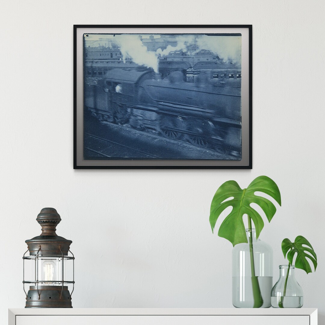 American Railroads in the Early 1900's, Frank Bird Masters' Cyanotype ...