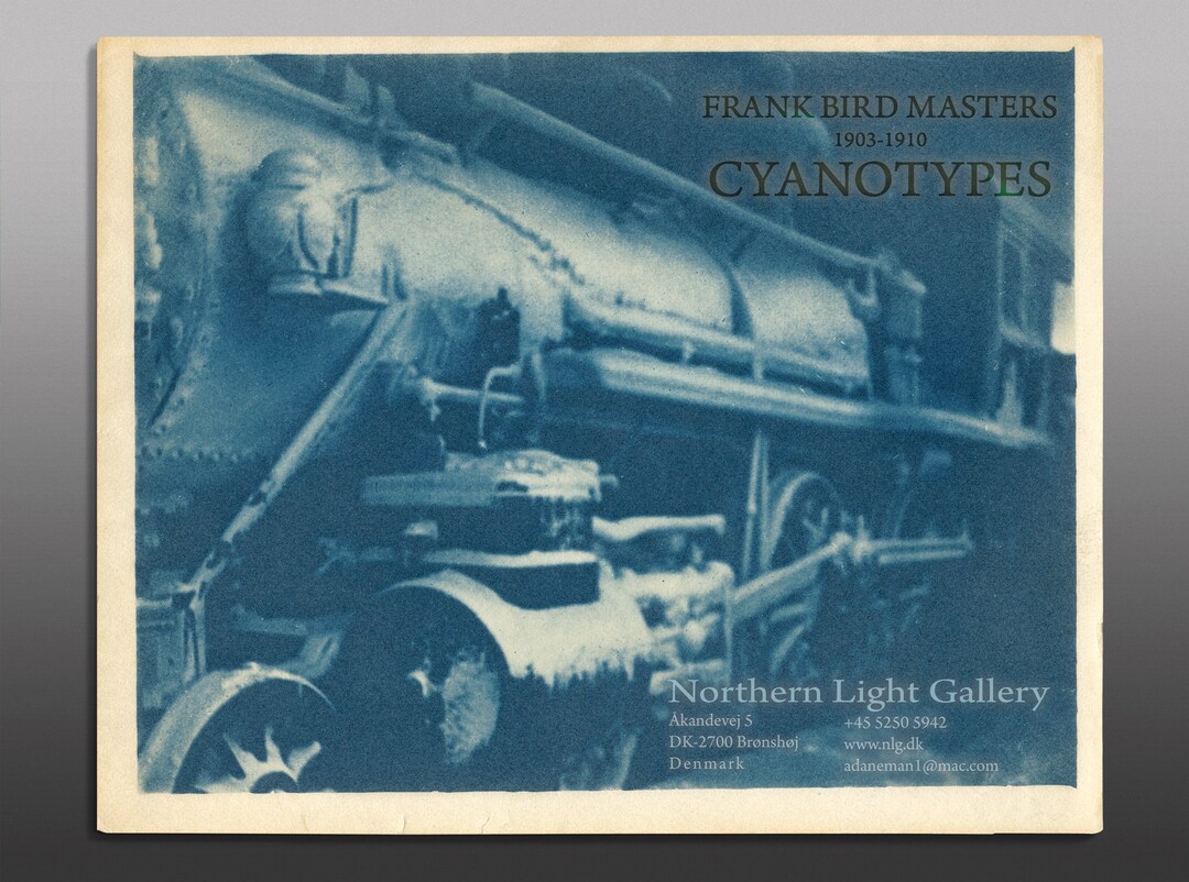 Frank Bird Masters' Cyanotype Exhibition Poster, American Railroads in ...