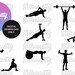 16 Piece Fitness Svg and Png Set, Fitness Svg Bundle, Fitness ...