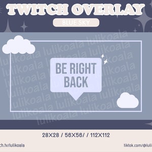 Lofi Outer Space Twitch Overlays and Three Scenes Stream Starting, Be ...