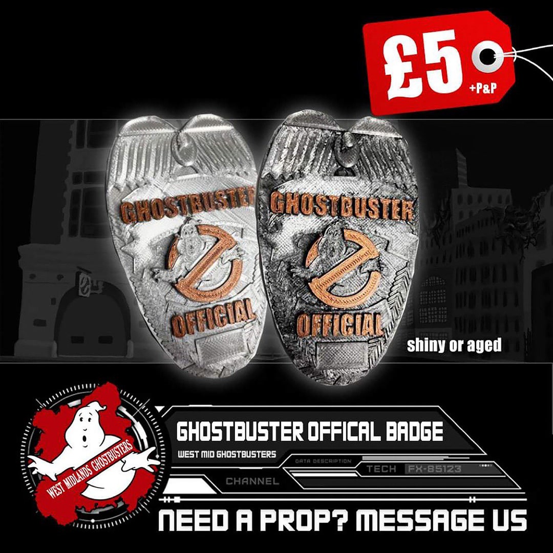 Official Ghostbusters Badge - Etsy