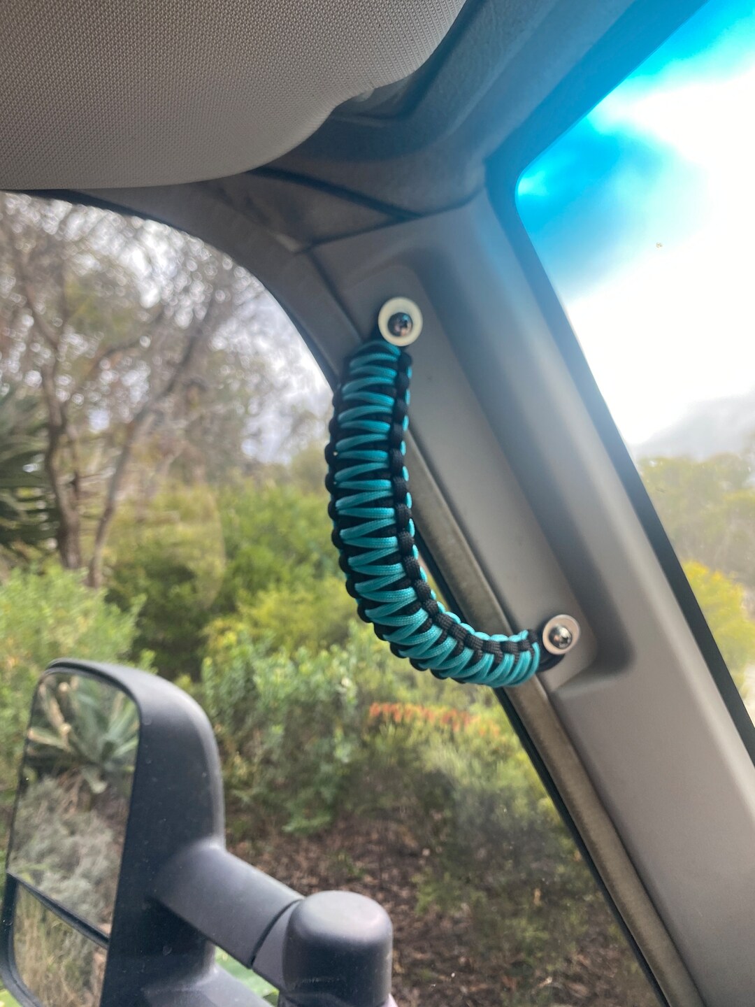 Turquoise Paracord Car Grab Handles - Etsy