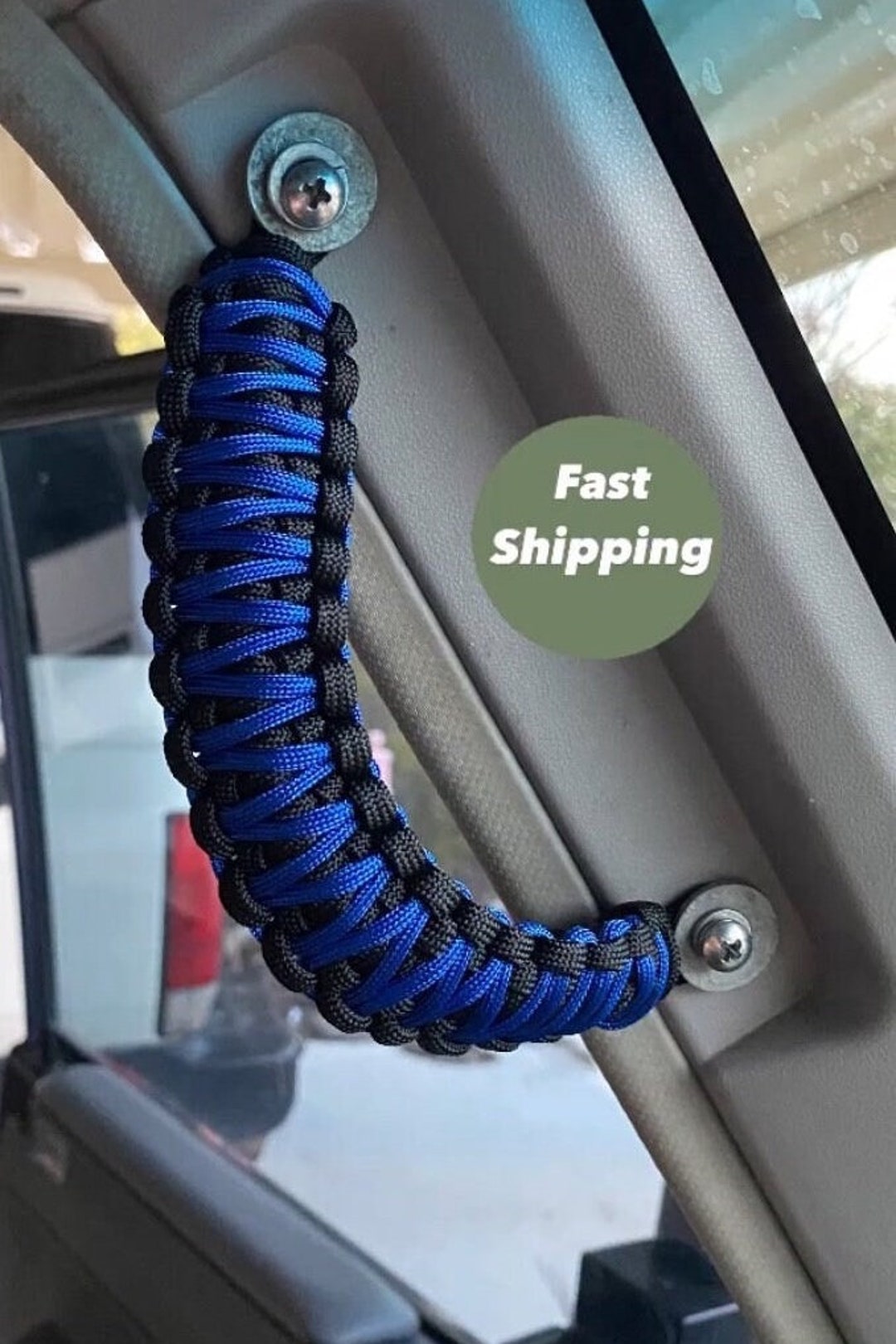 Dark Blue Paracord Car Grab Handle - Etsy