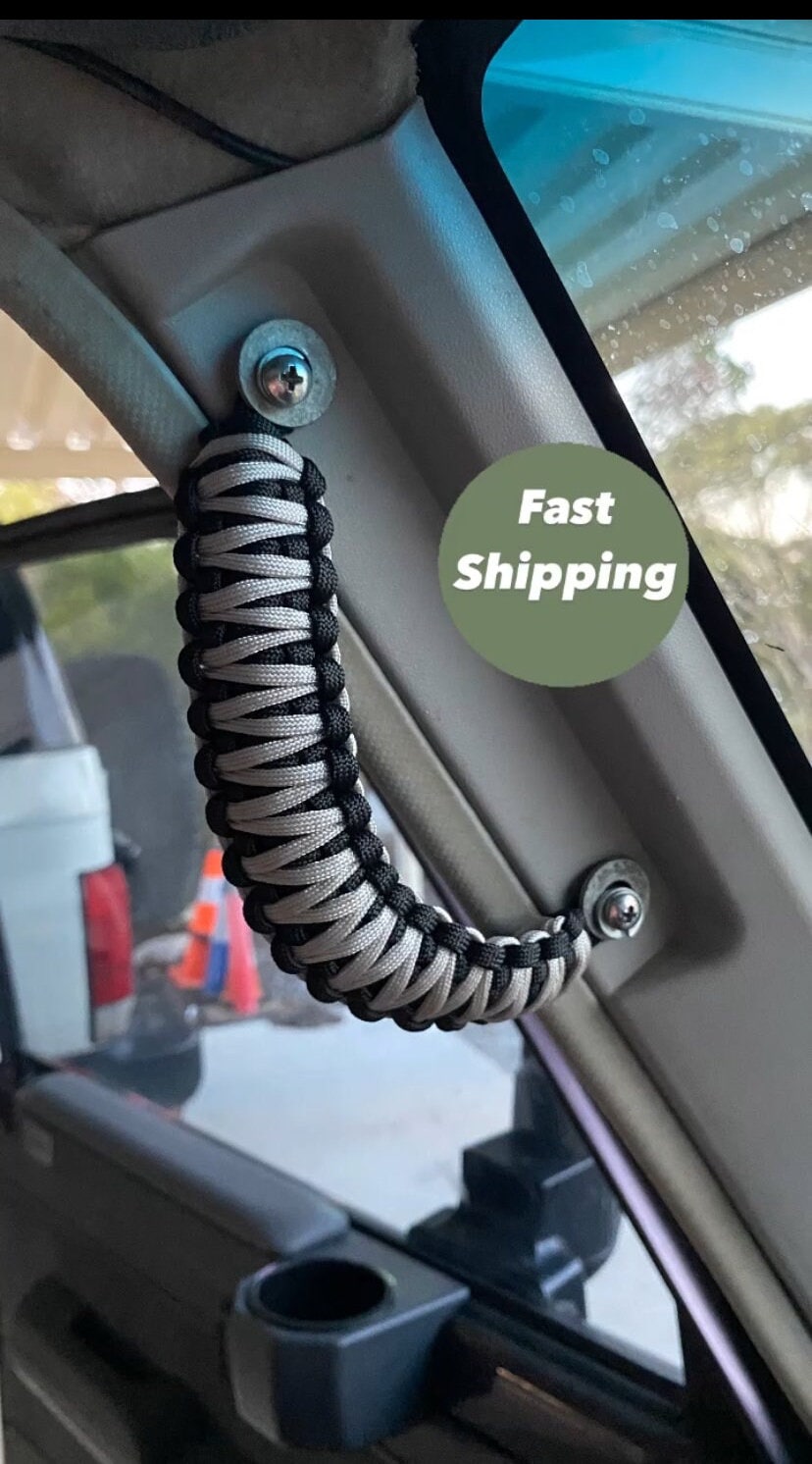 Grey Paracord Car Grab Handle - Etsy
