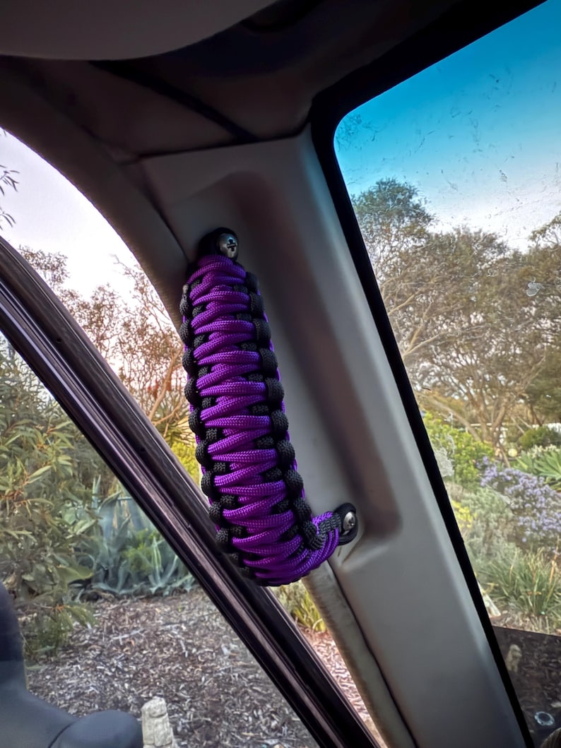 Custom Double Colour Paracord Car Grab Handle - Etsy