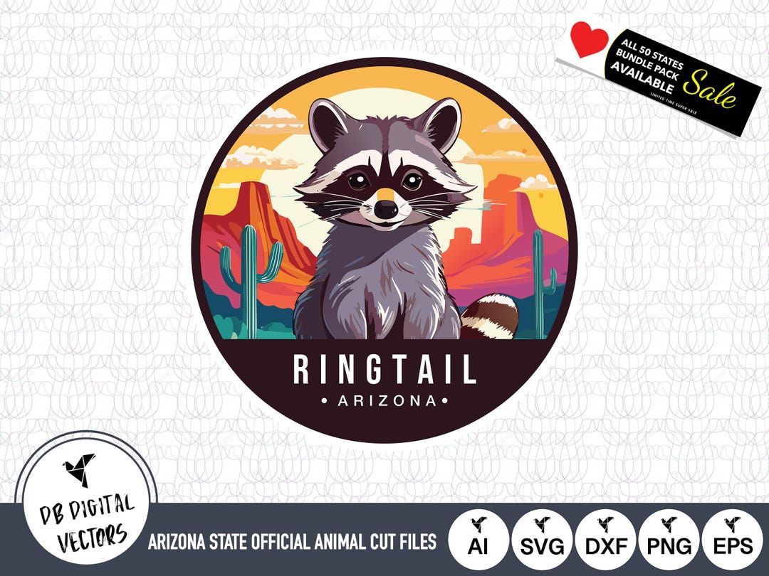 Arizona State Official Animal SVG Files | Animal Cut Files | United ...