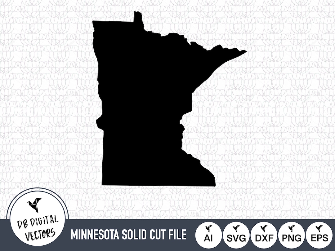 Minnesota Solid SVG Files | Minnesota Cut Files | United States of ...