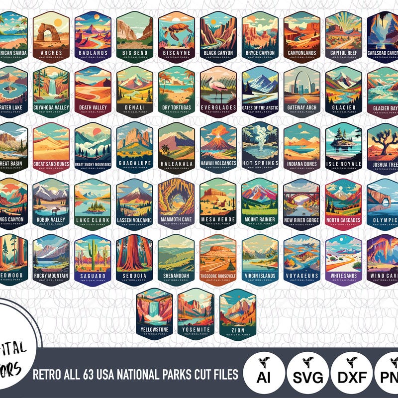 National Park Svg - Etsy