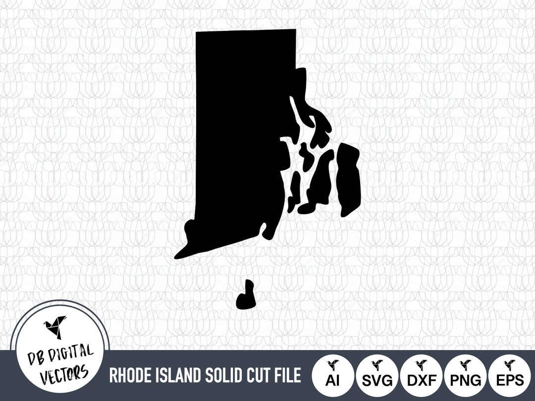 Rhode Island Solid SVG Files | Rhode Island Cut Files | United States ...