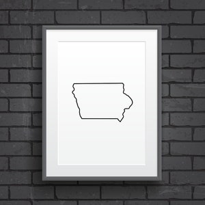 Iowa Outline SVG Files | Iowa Cut Files | United States of America ...