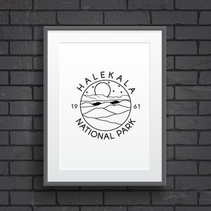 Haleakala National Park Outline SVG Files | Haleakala National Park Cut ...