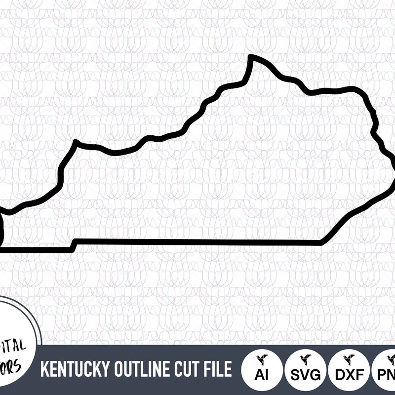 Kentucky Wall Art Maps - Etsy