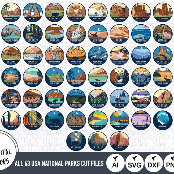 National Park - Etsy