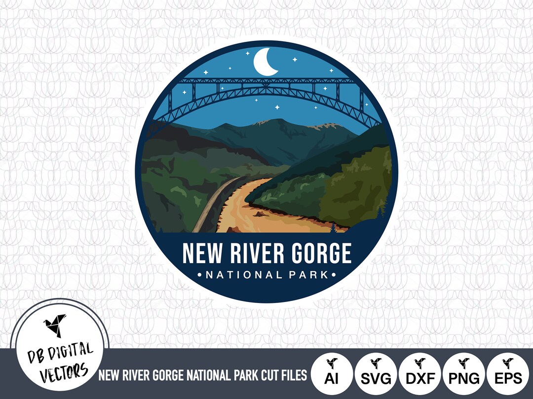 New River Gorge National Park SVG Cut Files (digital Download) - Etsy