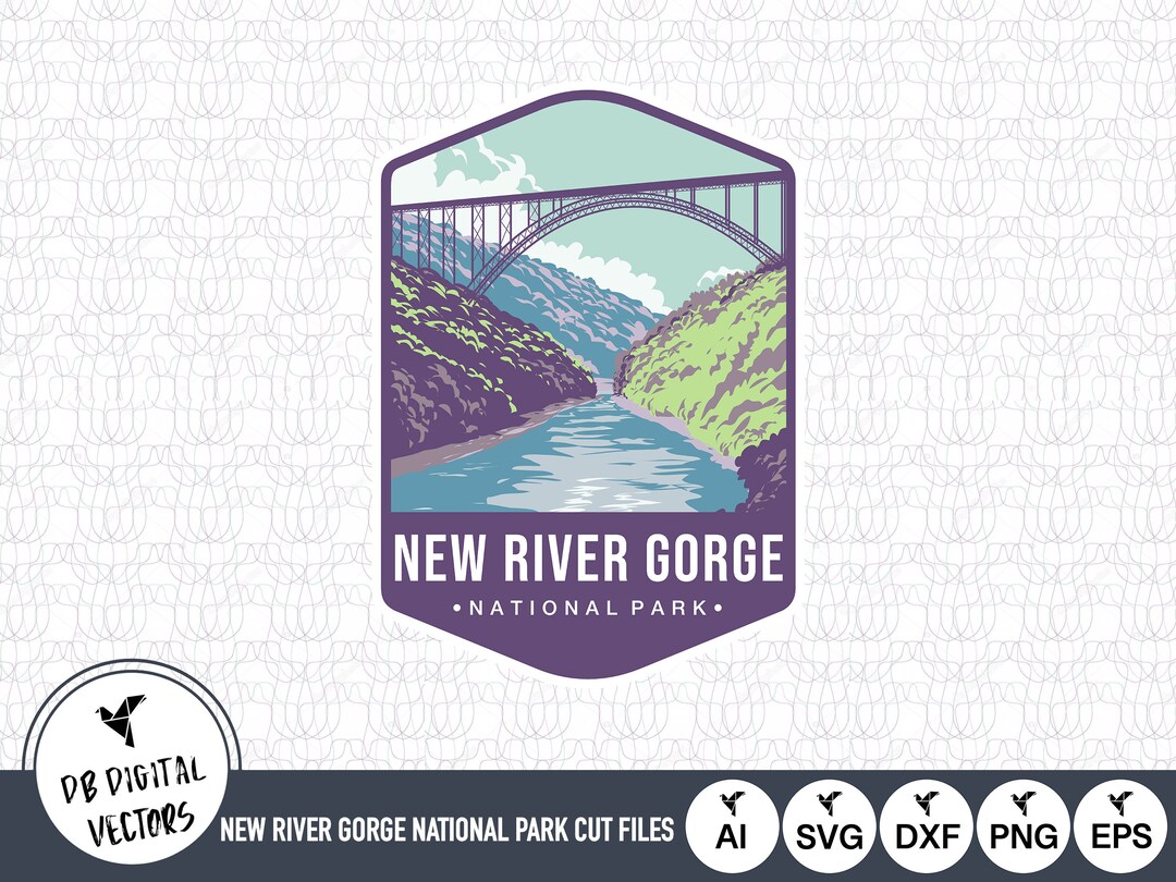 New River Gorge National Park Emblem SVG Files | New River Gorge ...