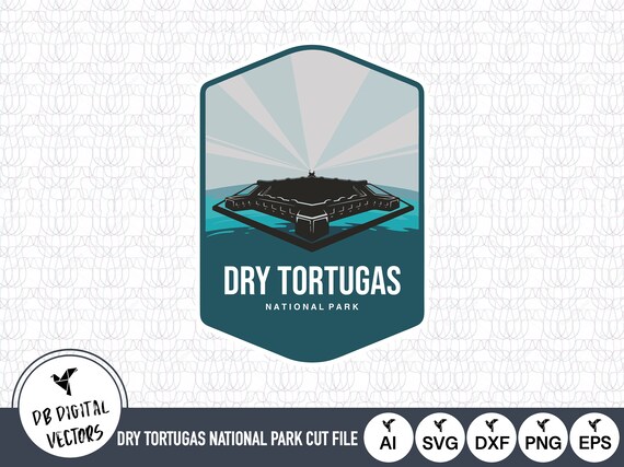 Dry Tortugas National Park Outline SVG Files Dry Tortugas - Etsy