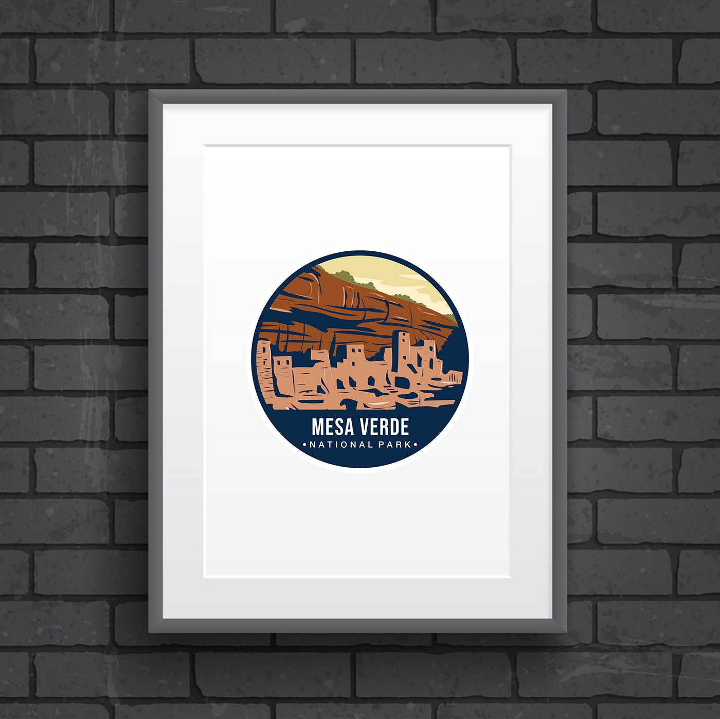 Mesa Verde National Park Outline SVG Cut Files (digital Download) - Etsy