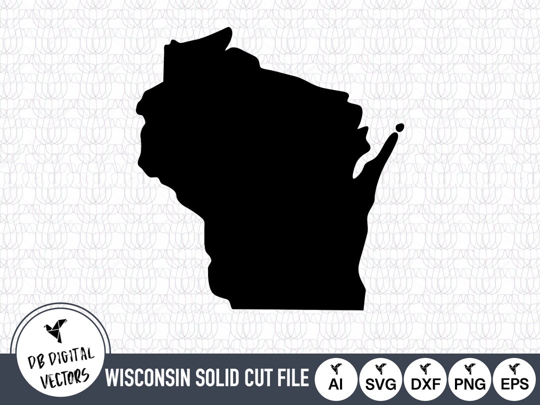 Wisconsin Solid SVG Files | Wisconsin Cut Files | United States of ...