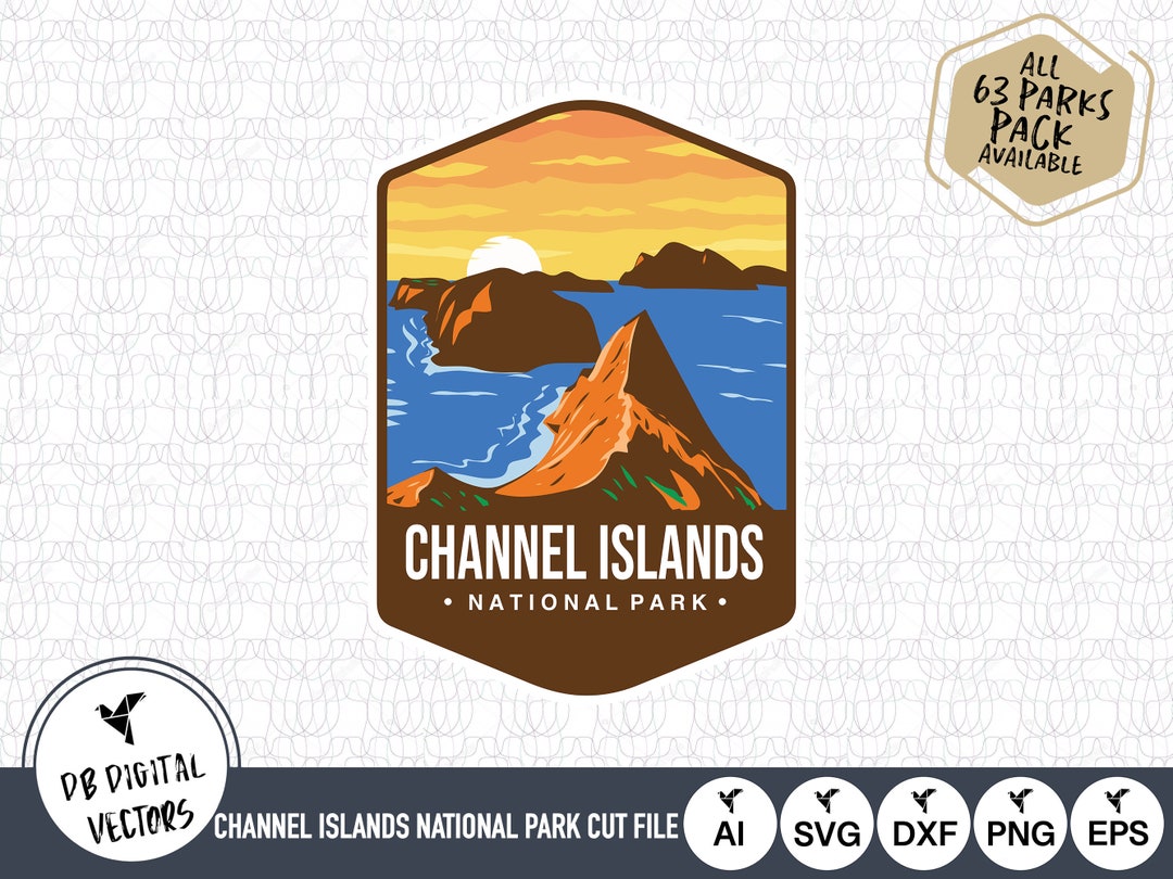 Channel Islands National Park Outline SVG Cut Files - Etsy