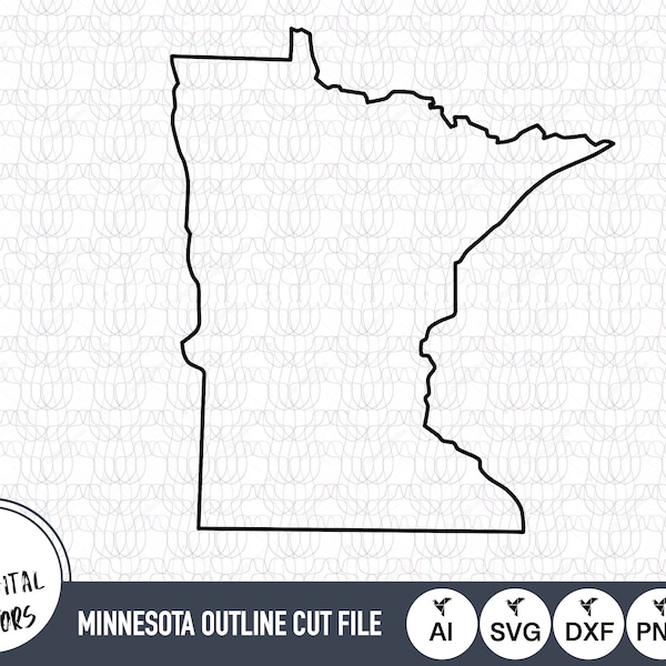 Minnesota Outline - Etsy