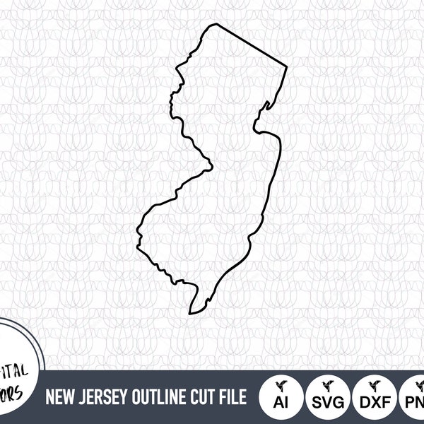 New Jersey Svg - Etsy
