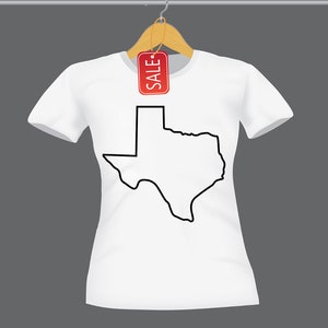 Texas Outline SVG: Vector Cut Files (digital Download) - Etsy