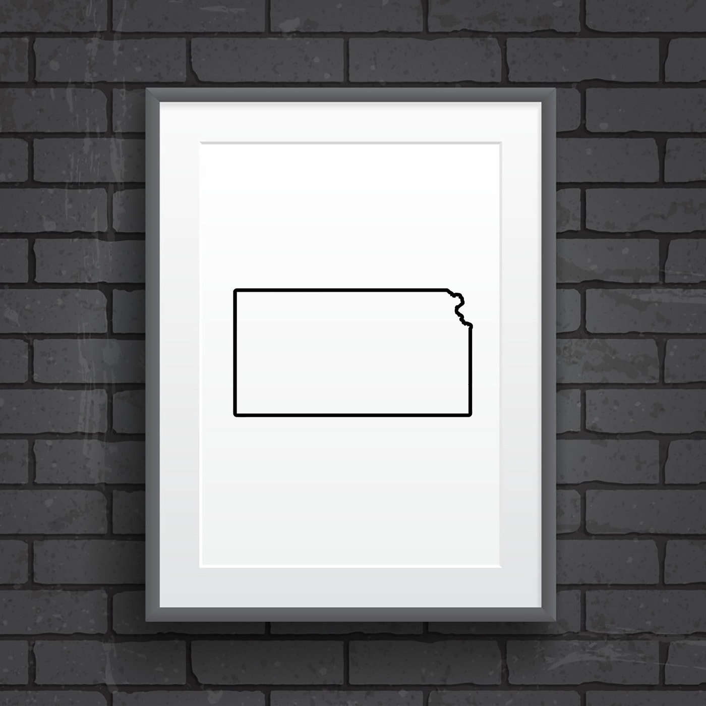 Kansas Outline SVG: State Map Cut Files (digital Download) - Etsy