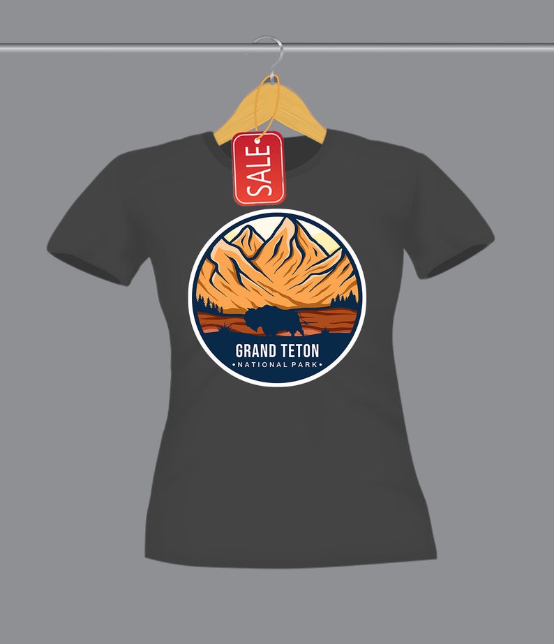 Grand Teton National Park Outline SVG Cut Files (digital Download) - Etsy