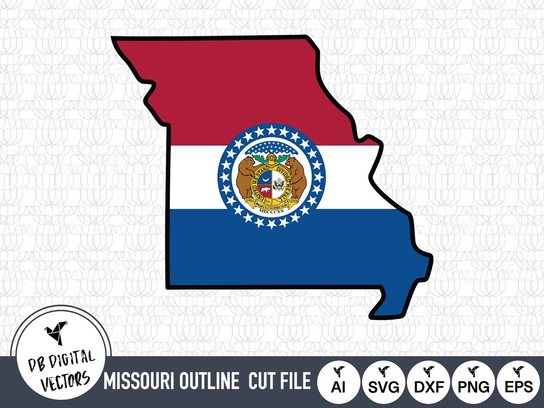 Missouri Outline SVG Files | Missouri Cut Files | United States of ...