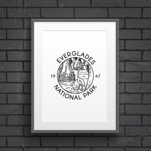Everglades National Park Outline SVG Files | Everglades National Park ...