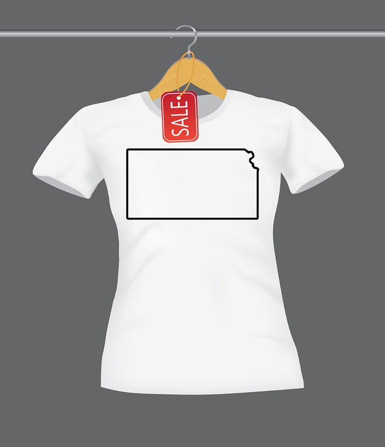 Kansas Outline SVG: State Map Cut Files (digital Download) - Etsy
