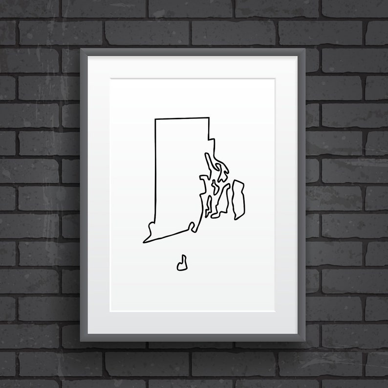 Rhode Island Outline SVG Files | Rhode Island Cut Files | United States ...