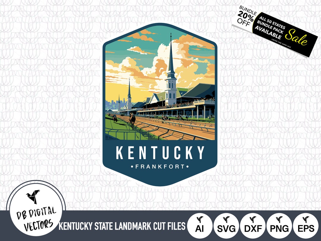 Kentucky State Landmark SVG Files | Kentucky Capital Cut Files ...