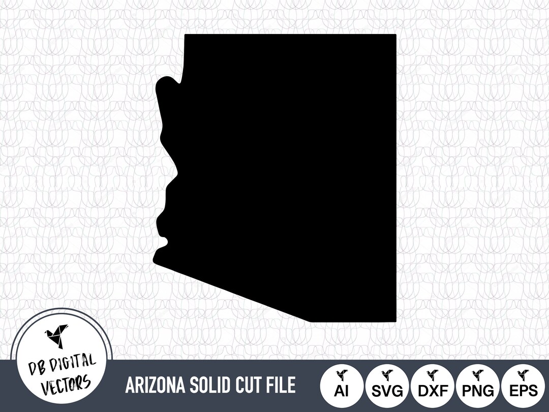Arizona Solid SVG Files | Arizona Cut Files | United States of America ...