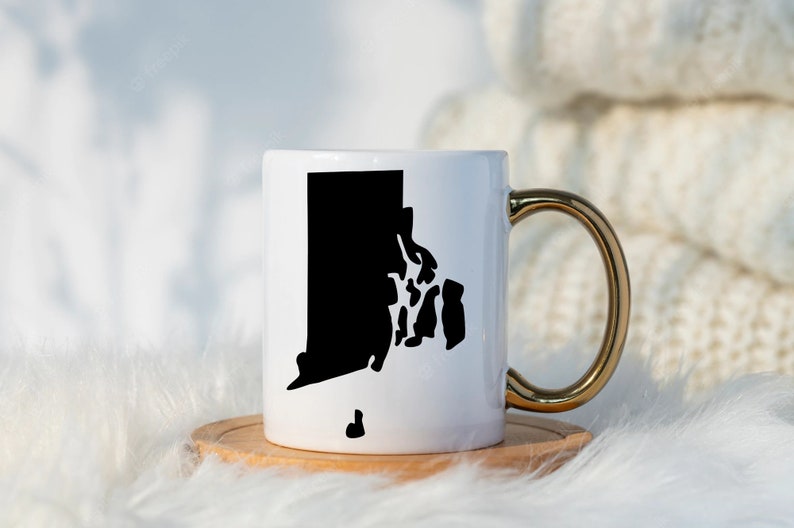 Rhode Island Map SVG Cut Files: Vector Art (digital Download) - Etsy