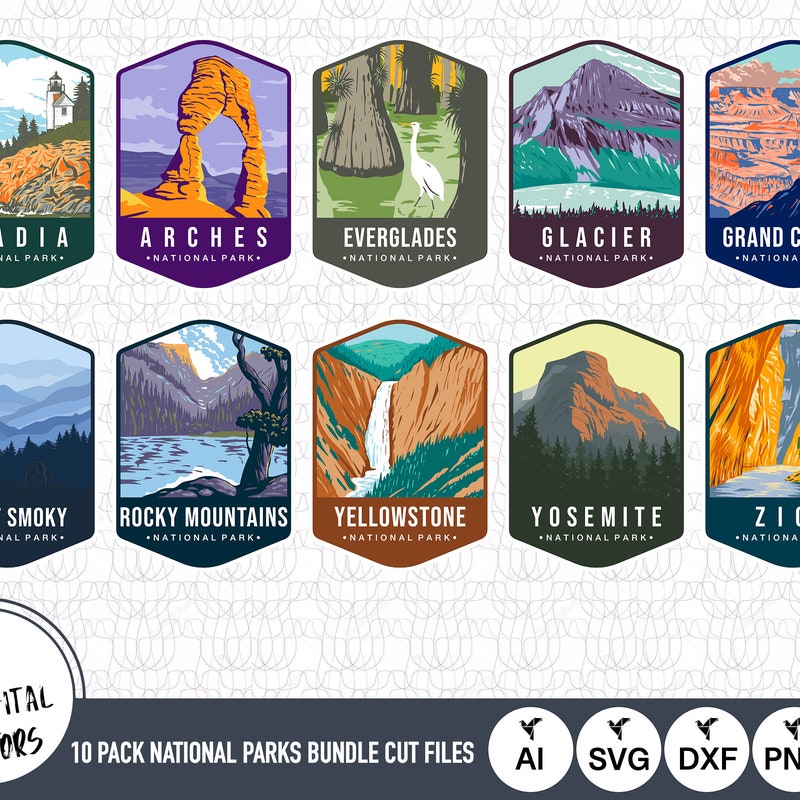 National Park Svg - Etsy