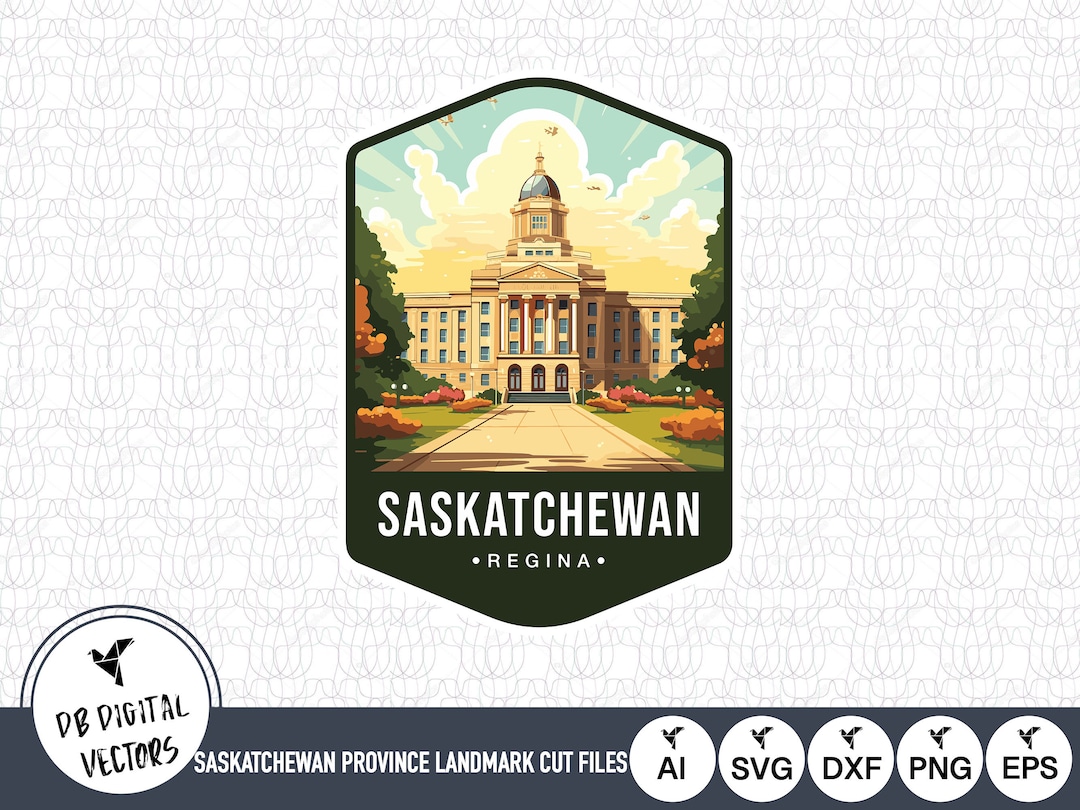 Saskatchewan Legislative Building SVG: Regina Landmark Cut Files - Etsy